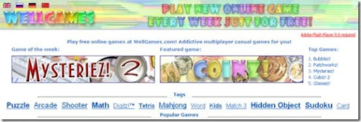 grandes juegos en WellGames : Super Paginas